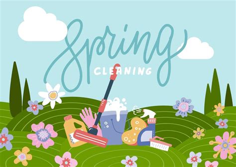 Spring Clean Up Vector Art Icons And Graphics For Free Download