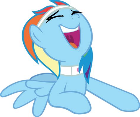 Rainbow Dash Laughing