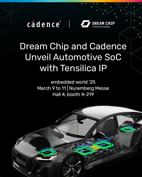 Cadence See A Next Gen Automotive Grade Soc At Embedded World 2025 Dream Chip And Cadence Are