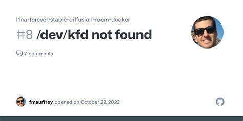 Dev Kfd Not Found Issue L Na Forever Stable Diffusion Rocm Docker Github