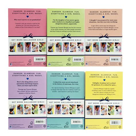 Gallagher Girls Series By Ally Carter 6 Books Collection Box Set Age