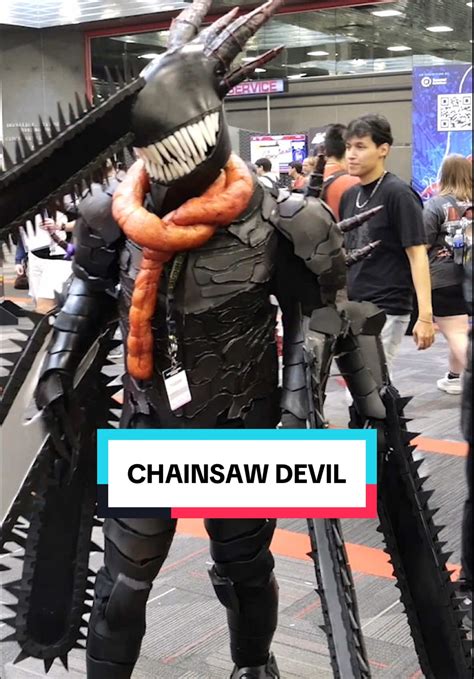 Impresionante Cosplay Del Devil De Chainsaw Man En Fan Expo Tiktok
