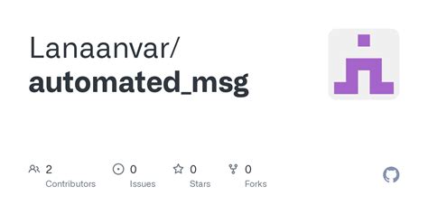 Github Lanaanvarautomatedmsg