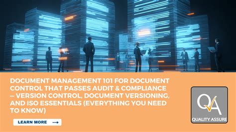 Document Management 101 For Document Control That Passes Audit