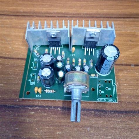 Single Volume Dual Ic Bangladeshi Tda2030a Amplifiers Circuit Board 15w