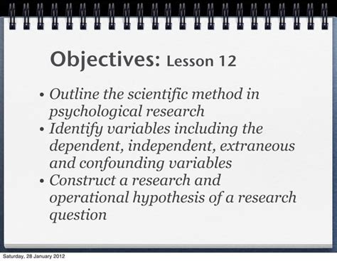 Research Methods Variables And Hypothesis Pdf