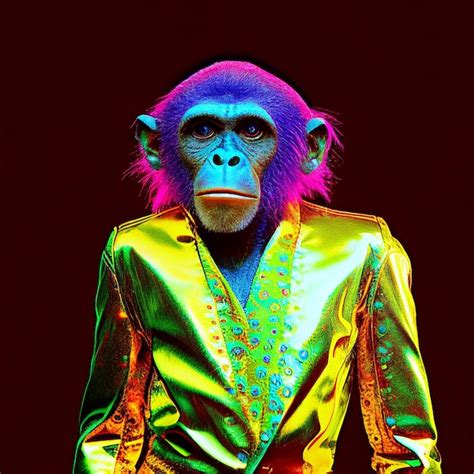 Premium Ai Image A Monkey Wearing A Jacket That Saysmonkeyon It