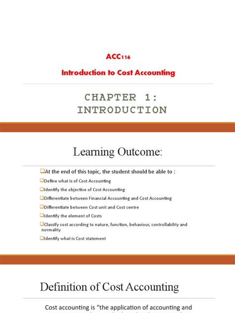 Acc116 Chapter 1 Pdf Accounting Cost Of Goods Sold