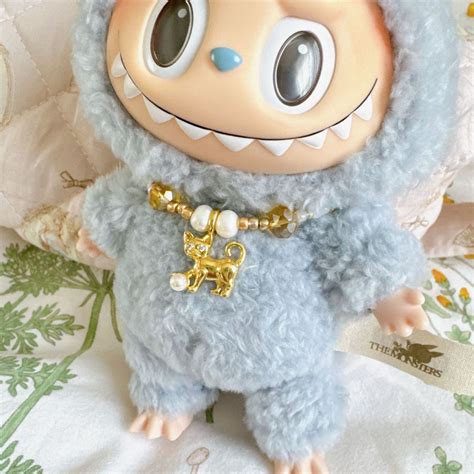 Jual Labubu Ready Kalung Labubu 18k Gold By Luna Kitsune Labubu