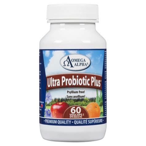 Omega Alpha Ultra Probiotic Plus Vegcaps 60 Count Voilà Online