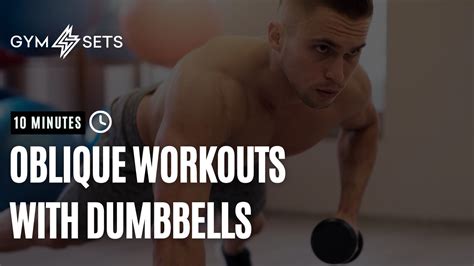 Oblique Workout With Dumbbells For A Stronger Core Gym Sets Uk