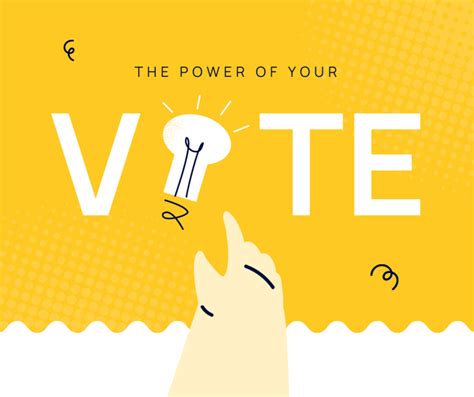 Election Announcement With Light Bulb Illustration Online Facebook Post