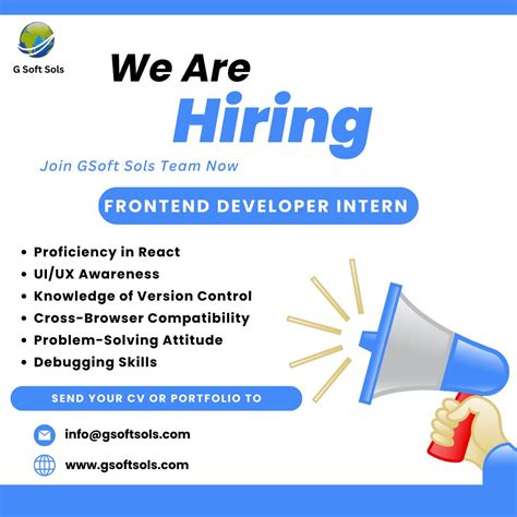 Wearehiring Frontenddeveloper Reactdevelopers Uiuxdesign Internshipopportunity