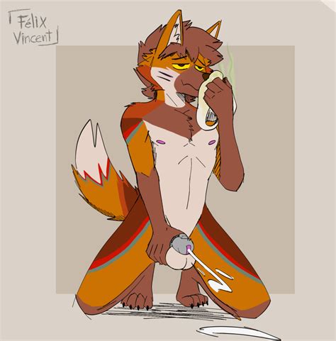 Rule 34 Anthro Bodily Fluids Canid Canine Chastity Cage Chastity Cage