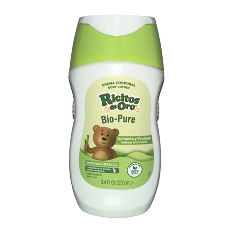 Crema Bebé Corporal Ricitos De Oro Bio Pure 250 Ml Delsol