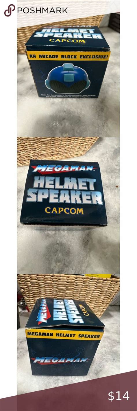 Capcom Mega Man Helmet Portable Speaker Collectible Loot Crate