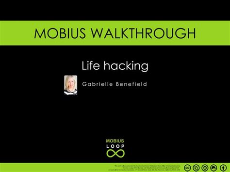 Mobius Loop Life Hacking Example Pptx