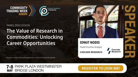 Commoditytradingweek Commoditytrading Futureleadersinitiative Ionut Nodis