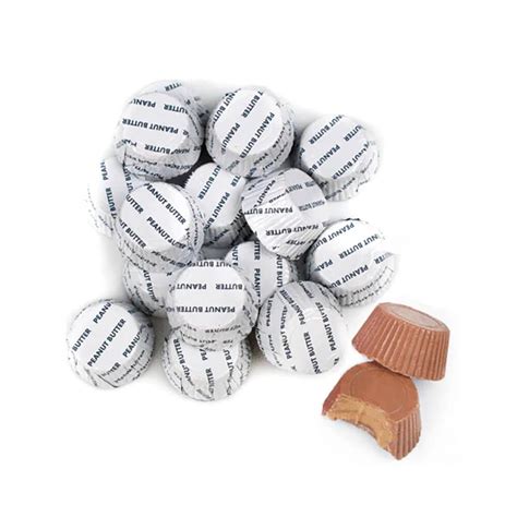 Palmer White Foiled Peanut Butter Cups 4lb Bag Bestcandyshop