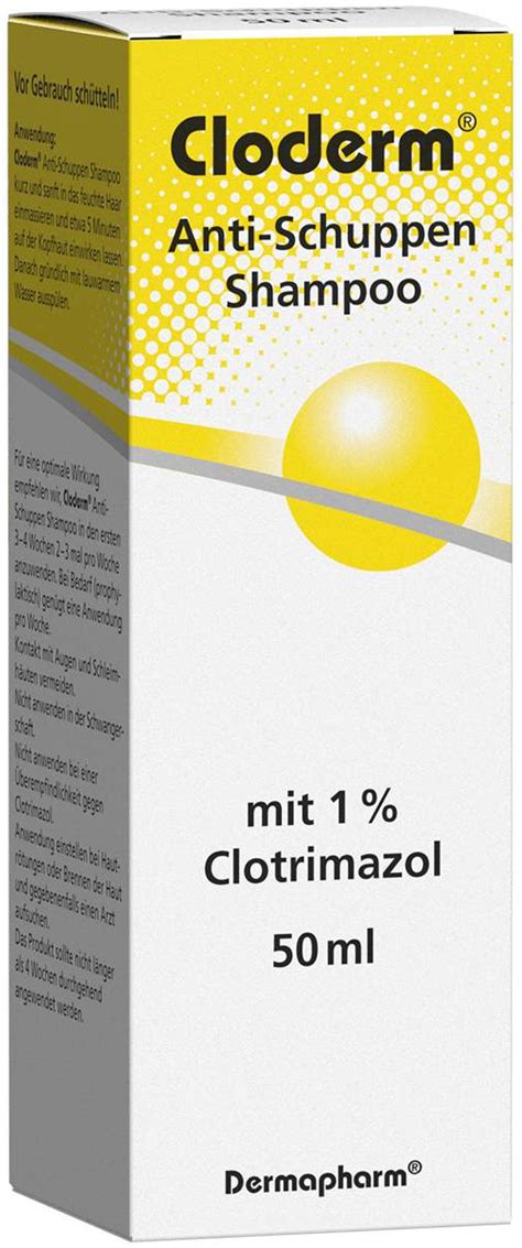 Cloderm Anti Schuppen Shampoo 50 Ml Kaufen Volksversand Versandapotheke