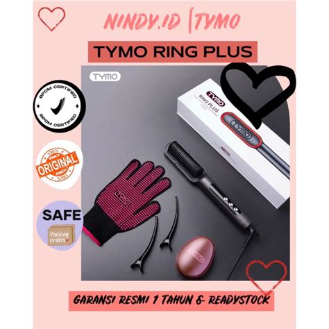 Jual Tymo Ring Plus Ionic Hair Straightening Comb Brush Shopee Indonesia