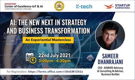 Ai Experiential Masterclass Nasscom Coe Iot And Ai Aiqrate