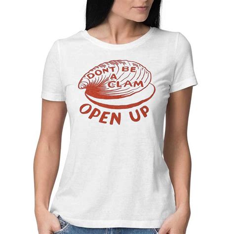 Olivia Wilde Wearing Dont Be A Clam Open Up Shirt Shibtee Clothing
