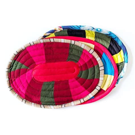 Oval Cotton Cloth Floor Mats Entrance Door Mats Indoor Outdoor Doormat