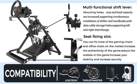 Mua Gazzyt X Frame Racing Wheel Stand New Upgrade Fit For Logitech Thrustmaster Fanatec G25 G27