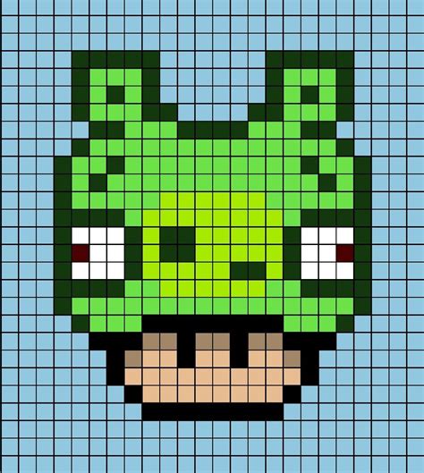 Angry Piggy Mushroom Pixel Art Easy Pixel Art Pixel Art Pixel Art