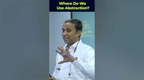 Uses Of Abstraction In Java Java Interview Question Kunal Sir Cjc Institute Youtube