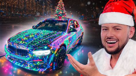 НАРУШАЮ ПДД на САМОЙ ЯРКОЙ BMW M3 в костюме ДЕДа МОРОЗа - YouTube