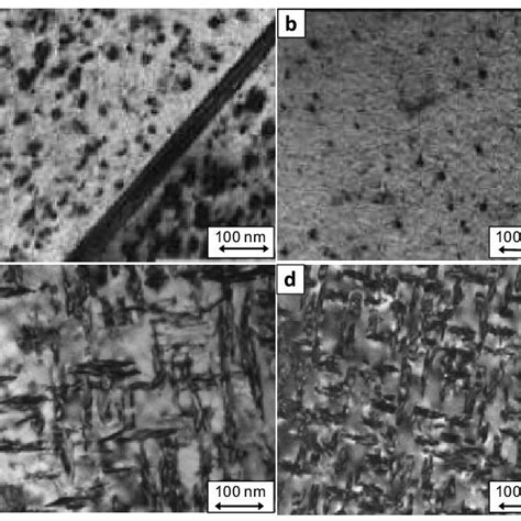 Tem Microstructures Bright Field Of Dislocation Loops In Lt
