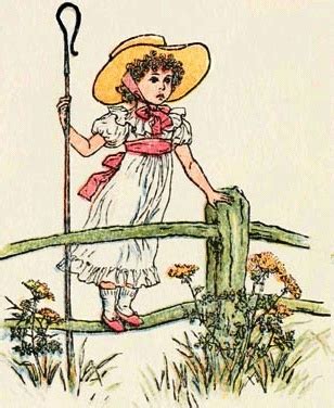 Little Bo Peep ~ Illustration By Kate Greenaway