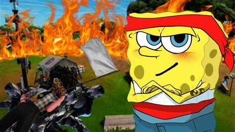 Faze Spongebob Is Cracked Fortnite Youtube
