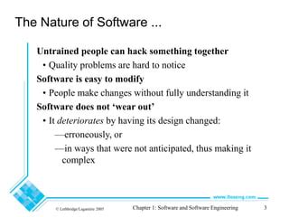 Slides For Chapter Software And Software Engineering PPT Computer Software And