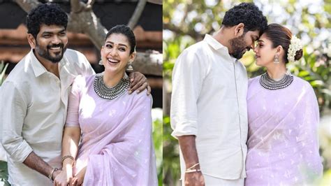 Nayanthara Vignesh Shivan క్యూట్ కపుల్ నయనతార విగ్నేష్ శివన్