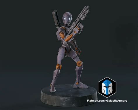 148 Scale Battle Droid Army Bx Commando Droids 3d Print Files 3d