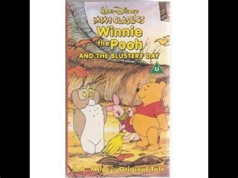 Closing To Winnie The Pooh And The Blustery Day 1993 Vhs Uk Youtube