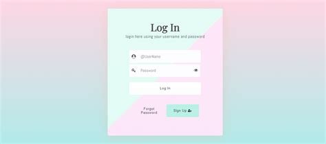Login Form With Bubbles Animation Using Html And Css Login Form In Html Br
