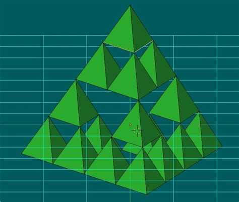 Modeling How To Create A Tetrixsierpinski Tetrahedron Fractal