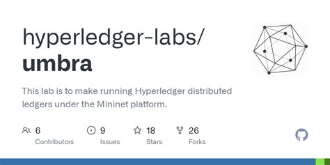 Github Hyperledger Labsumbra This Lab Is To Make Running
