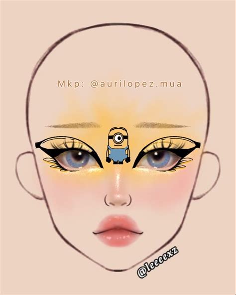 Minion Makeup Minion Makeup Anime Eye Makeup Graphic Makeup