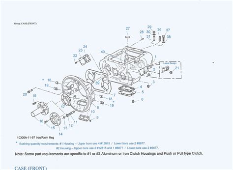 Front Case And Parts For 18 Speed Rtlo 18918b Eat1003a
