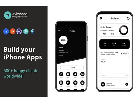 a digital business card or nfc reader app upwork
