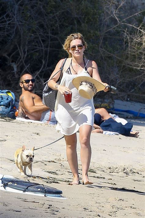 Hilary Duff At A Beach In Malibu 07082016 Hawtcelebs