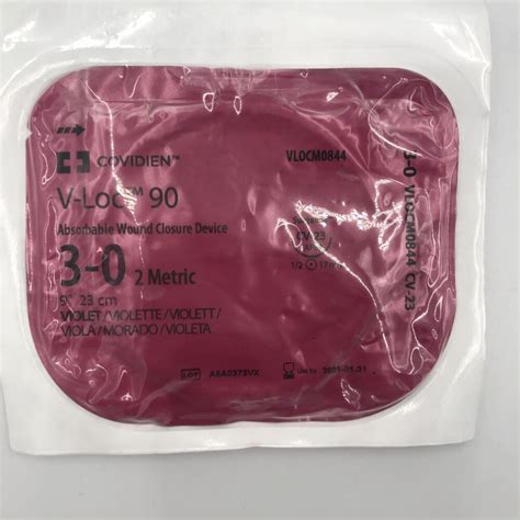 Covidien Vlocm0844 V Loc 90 Absorbable Wound Closure Device 3 0 X