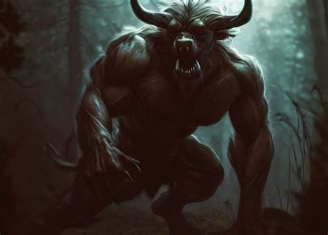Download Minotaur Creature Monster Royalty Free Stock Illustration