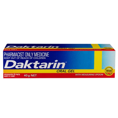 Daktarin Oral Gel 40 G Ozchemist Australia