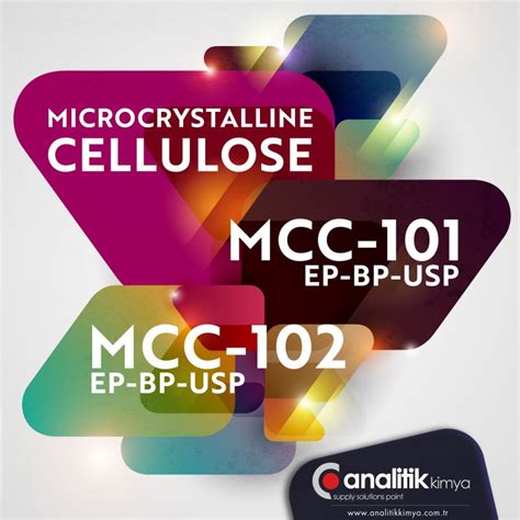 Analitik Kimya On Linkedin Microcrystalline Cellulose Mcc 101 Ep Bp